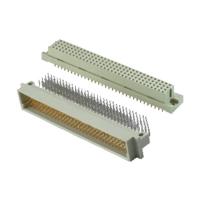 China Gray PBT DIN41612 3 Row Connector 48 Pin Straight Right Angle H11.5 PC4.0 for sale