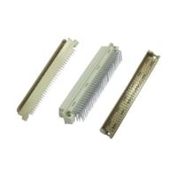 China Gray PBT DIN41612 3 Row Connector 48 Pin Straight Right Angle H11.5 PC4.0 for sale