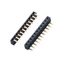 China Plastic Straight H3.0 Round Pin Header Connector 1.778mm Pitch for sale