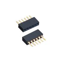 China Plastic Straight H3.0 Round Pin Header Connector 1.778mm Pitch for sale