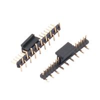 China Waterproof Right Angle Male Header Gold Plated 2..0mm Pitch for sale