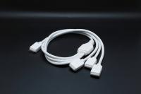 China LED One To Three Head Adapter Terminal Wiring Harness For Aircraft Black PCB for sale