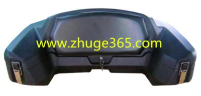 China Black 75L ATV Storage Box High Density Polyethylene Lockable Cargo Trunk for sale