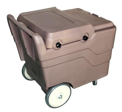 China PE 110L Insulated Ice Cart Ice Caddy for Hotels Durable Rotomoulded for sale