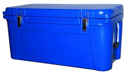 China 65L Rotomolded Plastic Cooler Box Heavy Duty Ice Chest with Stainless Steel Latches for sale