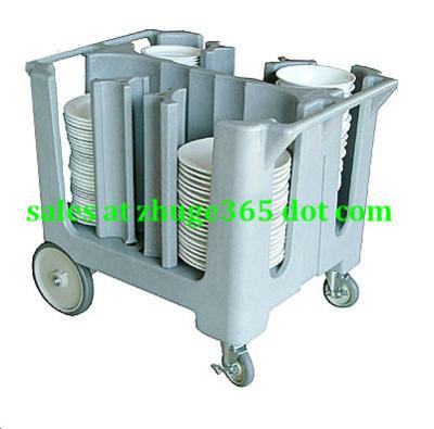 China Grey Plastic Adjustable Dish Plate Caddy 240-300 Plates 1050mm for sale