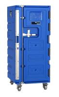 China 580Litre OLIVO-Style Blue Large Insulated Plastic Roll Cabinet for sale
