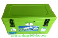 China Rotomolded 30L Plastic Cooler Ice Chest with Stainless Steel Latches for sale
