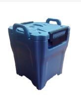 China 35L Blue Insulated Soup Container Stainless Steel Tank No Spigot 430mm for sale