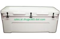 China 150 Liter Roto Molded Plastic Cooler with Stainless Steel Latches for Fishing Hunting for sale