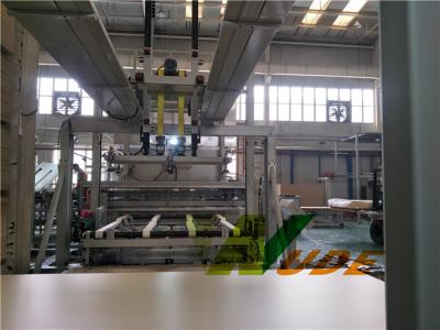 China Two Sides Short Cycle Melamine Laminating Hot Press Machine High Performance for sale
