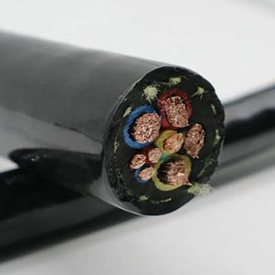 China Type 622 ECC Mininig Trailing Cable SANS 1520-2 Compliant Cu/EPR/CR/Braid/CR 12700/22000V for sale
