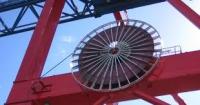 China Custom Motorized Reeling Drum Cable And Hoist For Bulk Cargo Transport for sale