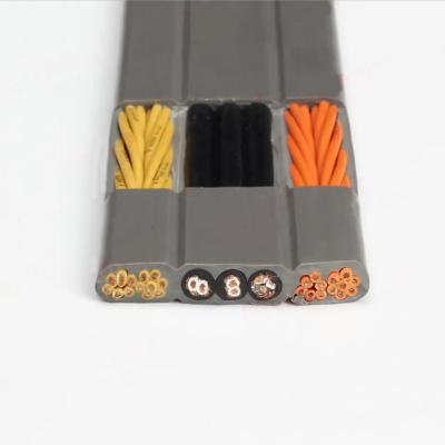 China Crane Ship Unloader Flat Cable Highly Flexible Corrosion Resistant 5GM5 Rubber Sheathed Anti-Ultraviolet for sale