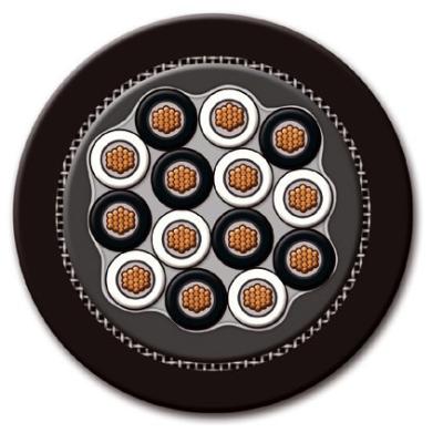 China Kalimantan Flexible Corrosion-Resistant Mining Cable For Mines Indonesia For A Long Time In Water Within 100 Meters for sale