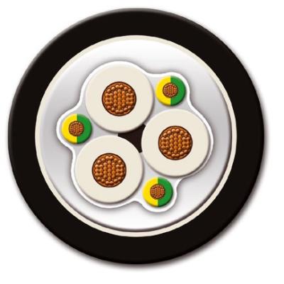 China Type 331 Turkish SWA Mining Armored Power Cable 3×120+70 Applicable To Konya & Ankara Provinces In Mountainous Areas for sale