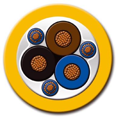 China Type ÜNFLEX PUR-C-HF Crane Cable: Ultimate Flexibility for Modern Crane Festoon Systems for sale