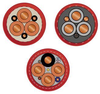 China Type (N)TSCGEWOEU Tenax-TTS-LWL Flexible Reeling Cable With Fibre-Optics Features An Anti-Torsion Braid Of Polyester for sale