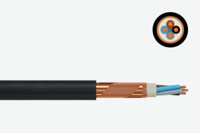 China BS 6708 TYPE 7 Rubber Mining Cable 3×150+70+95SQMM 0.64/1.1kV British Electrical Labeling for sale