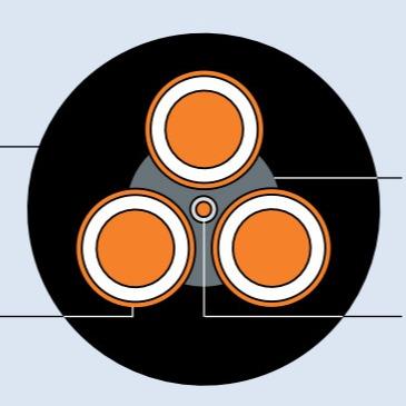 China Type 209.1 Mining Power Trailing Rubber Cable For Drills 1.1 kV for sale