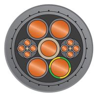 China Type (N)TSCGEWTOEUS Ship To Shore Cranes STS Reeling Cable for sale