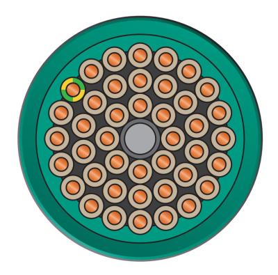China High Speed Drum Reeling Highly Abrasion-Resistant Polyurethane Cable For Electric Drive Reel With Speeds Up To 200 M/Min for sale