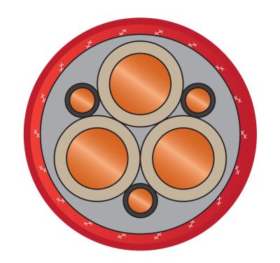 China Type R-(N)TSCGEWOEU High Speed Reeling Cable Upgraded Version Of Type (N)TSCGEWOEU Stacker & Reclaimer Reeling Cable for sale