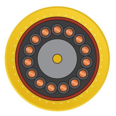 China Type (N) SSHCÖU Mining Cable VDE German Standard High Flexibility Oil-Resistant Cable For Harsh Environments for sale