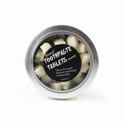 China Lemon Flavor Teeth Whitening Tablets With Lime And Lemon Essential Oils for sale