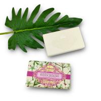 China OEM Natural handmade soap with white jasmine a delicate fragrance Plant extracts whitening skin bath/ Face Soap for sale