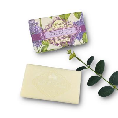 China Lilac blossom Handmade essential oil soap Plant extracts whitening skin Face Soap Toilet soap for sale