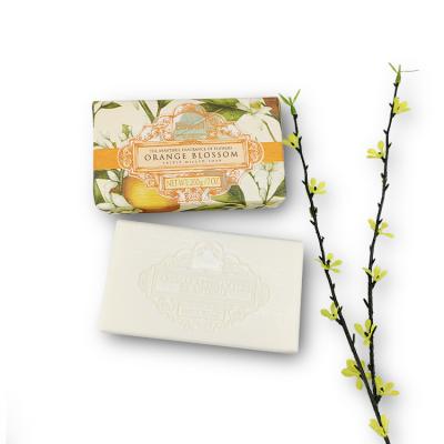China Orange flower oil handmade soap extracted from plants whitening skin Toilet Face soap for sale