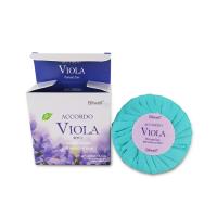 China 100g Viola flower Natural Plant Extract Whitening, firm and moisturize the skin Face soap Toilet soap for sale