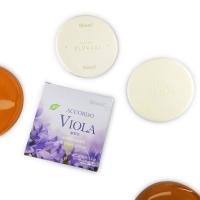 China 100g Viola flower Natural Plant Extract Whitening, firm and moisturize the skin Face soap Toilet soap for sale