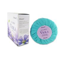 China 100g Viola flower Natural Plant Extract Whitening, firm and moisturize the skin Face soap Toilet soap for sale