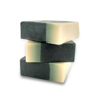 China Natural Activated Bamboo Charcoal Handmade Soap Deep Clean For Home for sale
