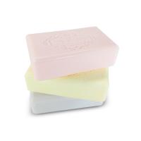 China Matcha Lavender Rose Goat Milk Natural Soap , Organic Soap For Sensitive Skin for sale