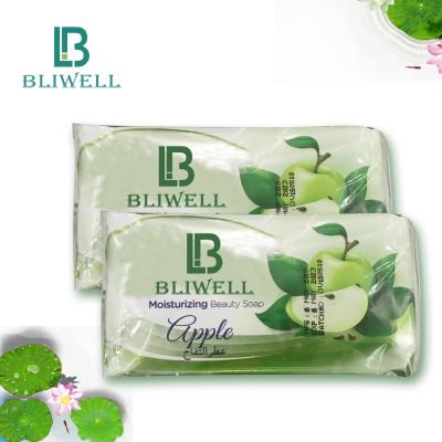 China Facial Cleansing Natural Handmade Soap , Rectangle Apple Scented Soap for sale