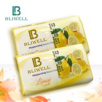 China OEM ODM Hand Made Lemon Flavour Soap , 90g Body Dirt Removal Soap for sale