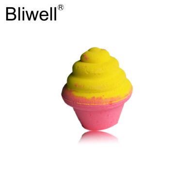 China Cupcake Shape Bomb Bath Fizzers Private Label Essential Oil Fizzy Spa for sale