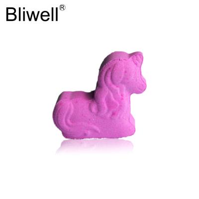 China Travel Bomb Bath Fizzers Pink Unicorn Bath Bomb Long Retention Period for sale