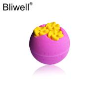China Sweet Fragrance Bomb Bath Fizzers , Antibacterial Cute Flower Bath Bomb for sale