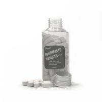 China Cocoa Eco Friendly Toothpaste Tablets Plastic Bottle Package Easy To Carry for sale