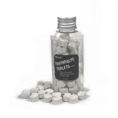 China Private Label Toothpaste Tablets , Cocoa Whitening Toothpaste Tablets for sale