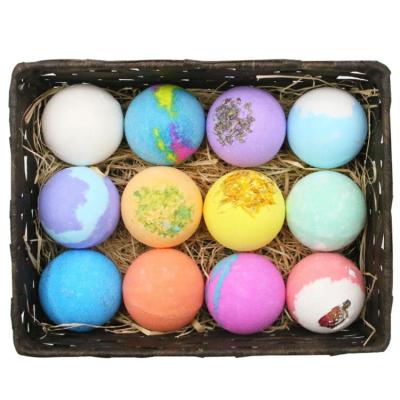 China Manufacturer Custom Packaging Gift Set Rich Bubble Vegan Natural Organic Colorful Fizzy Coconut Oil Bath Bombs for sale