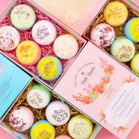 China Wholesale Gift Set 60g*6Pcs OEM Private Label Handcraft Natural Organic Bubble Vegan Rainbow cbd Spa Bath Bombs for sale