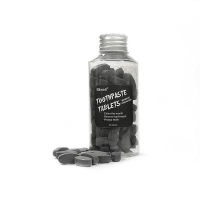 China Hot Selling Private Label Amazon Travel Teeth Whitening Chewable Toothpaste Tablets Manufacturer For Hotel for sale