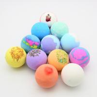China Wholesale Gift Set 60g*6Pcs OEM Private Label Handcraft Natural Organic Bubble Vegan Rainbow cbd Spa Bath Bombs for sale