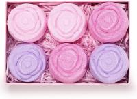 China Body & Earth Bath Bombs Gift Set - 6pcs Handmade Natural Bath Bombs for Women with Rose Scent,Spa Bubble Fizzies for sale