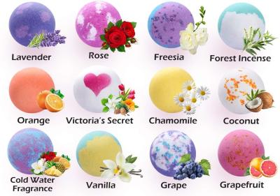 China 12pcs Bath Bomb Gift Set with Natural Essential Oils Shea Butter Sea Salt Sparkling SPA Bubbles Moisturizing skin custom for sale